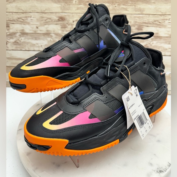adidas | Shoes | Adidas Originals Niteball Mens Size 15 Black Orange ...